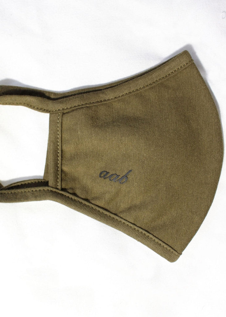 Pure Cotton Face Mask Olive | Aab Modest Wear – Aab INT